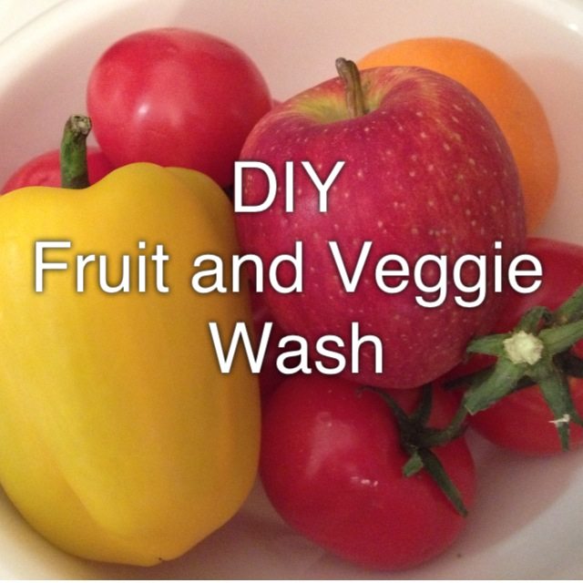 DIY Fruit and Veggie Wash; and Free Printable Label - Jenny Irvine